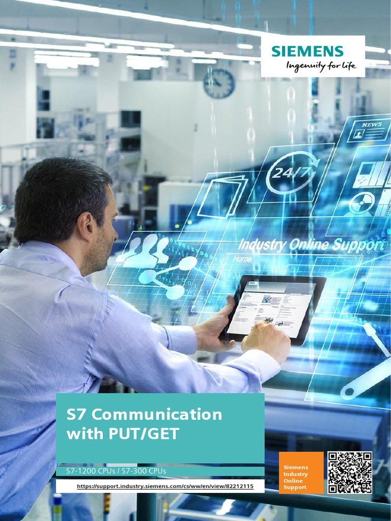 S7 Communication With Put/Get: S7-1200 Cpus / S7-300 Cpus | PDF ... S7 Communication With Put/Get: S7-1200 Cpus / S7-300 Cpus | PDF ...