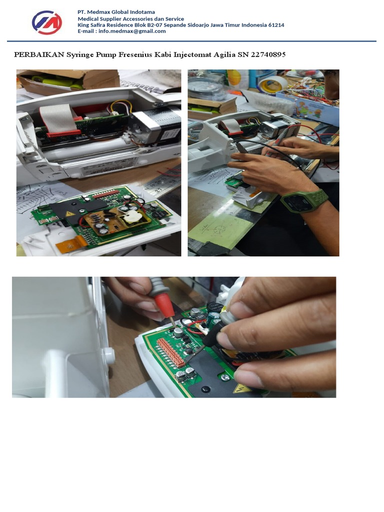 Syringe Pump Fresenius Kabi Injectomat Agilia SN 22740895 | PDF