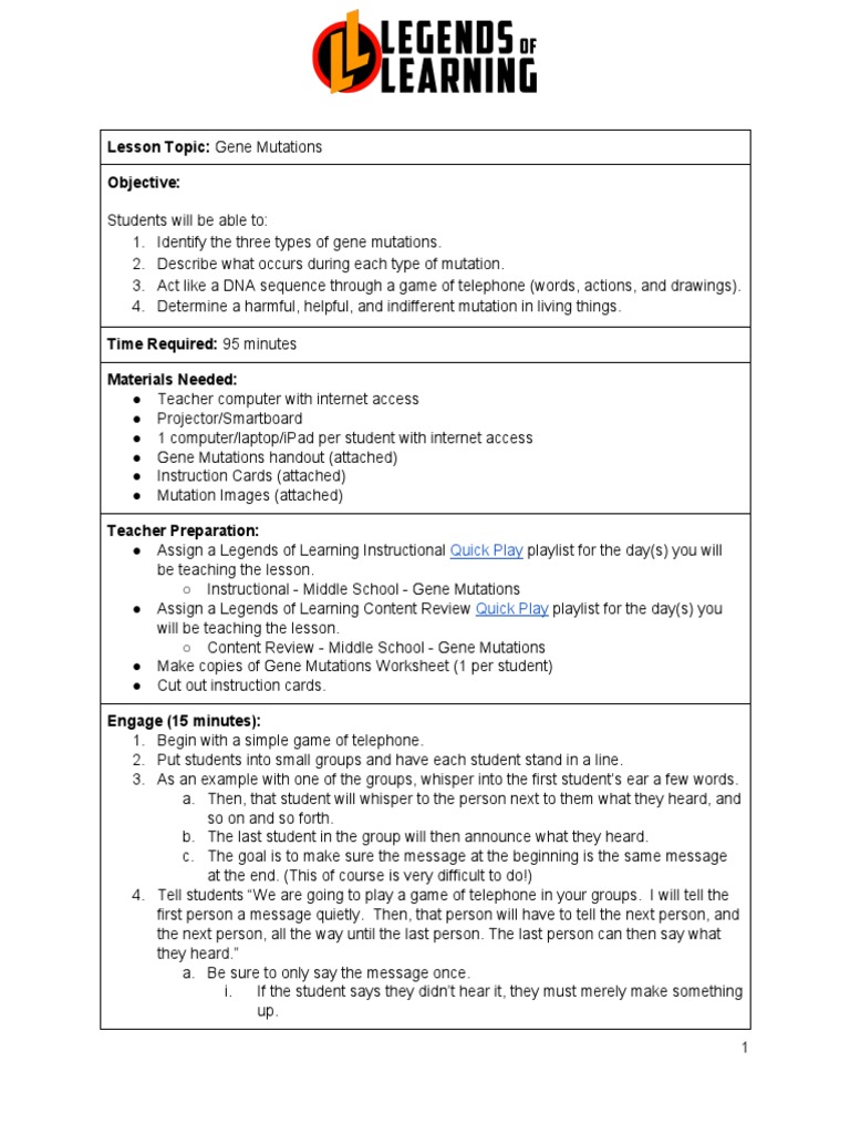 Gene Mutations | PDF | Mutation | Gene