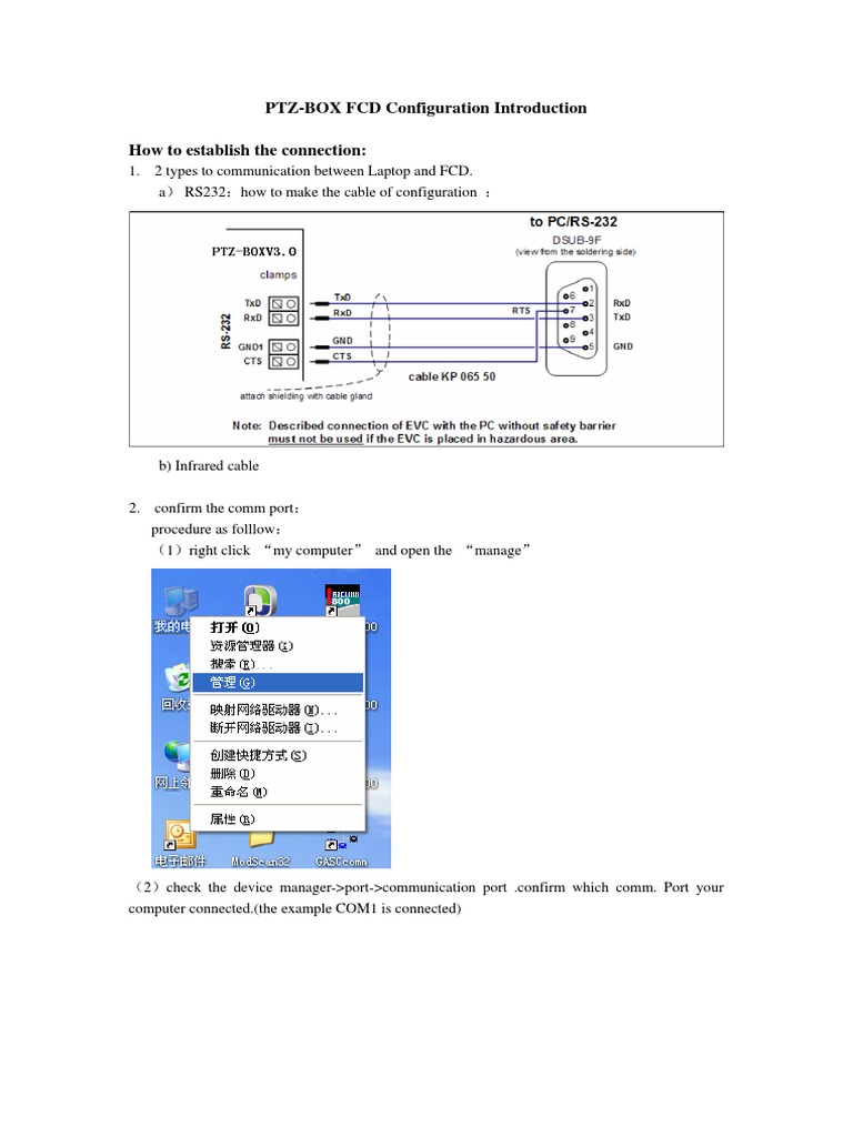 PTZ-BOX FCD Download Modbusmap | PDF
