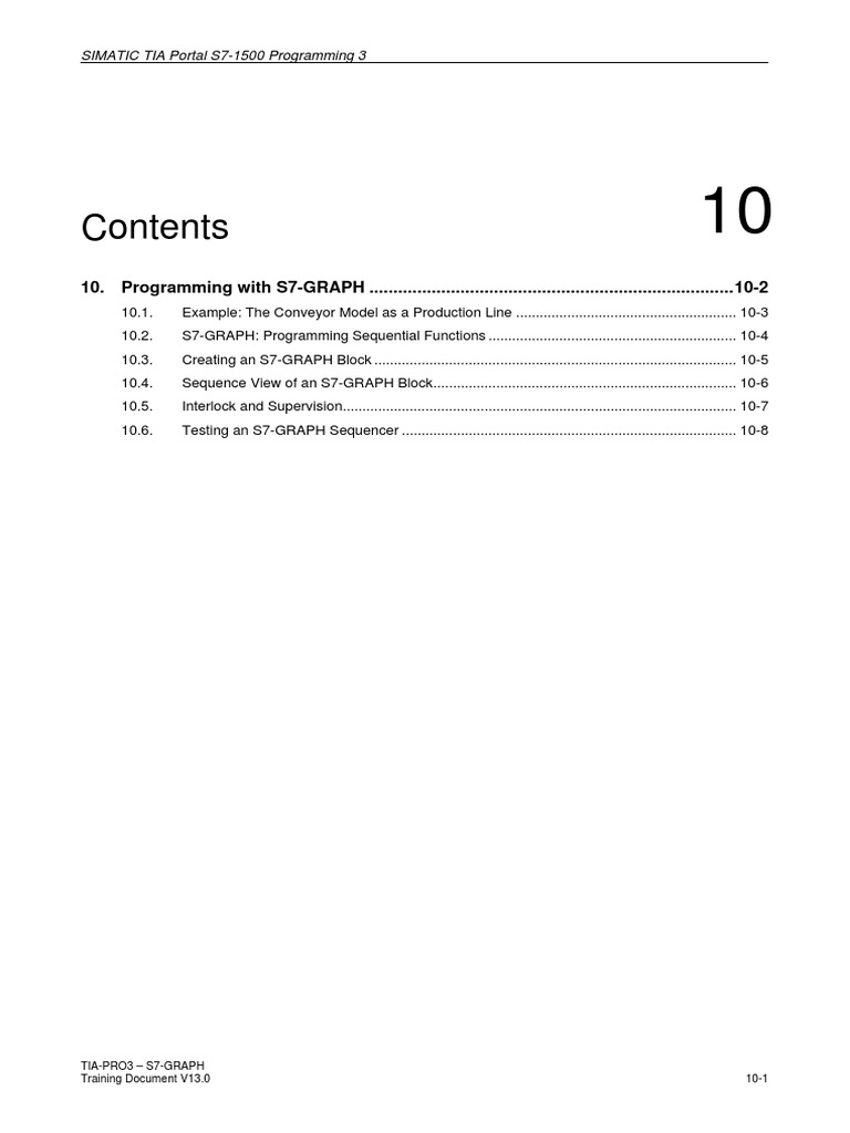 TIA PRO3 10 GRAPH en | PDF | Sequence | Computer Programming