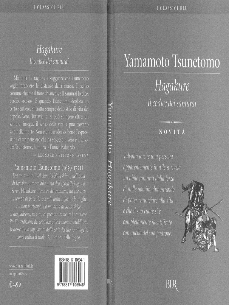 Hagakure - Il Codice Dei Samurai - Yamamoto Tsunetomo | PDF