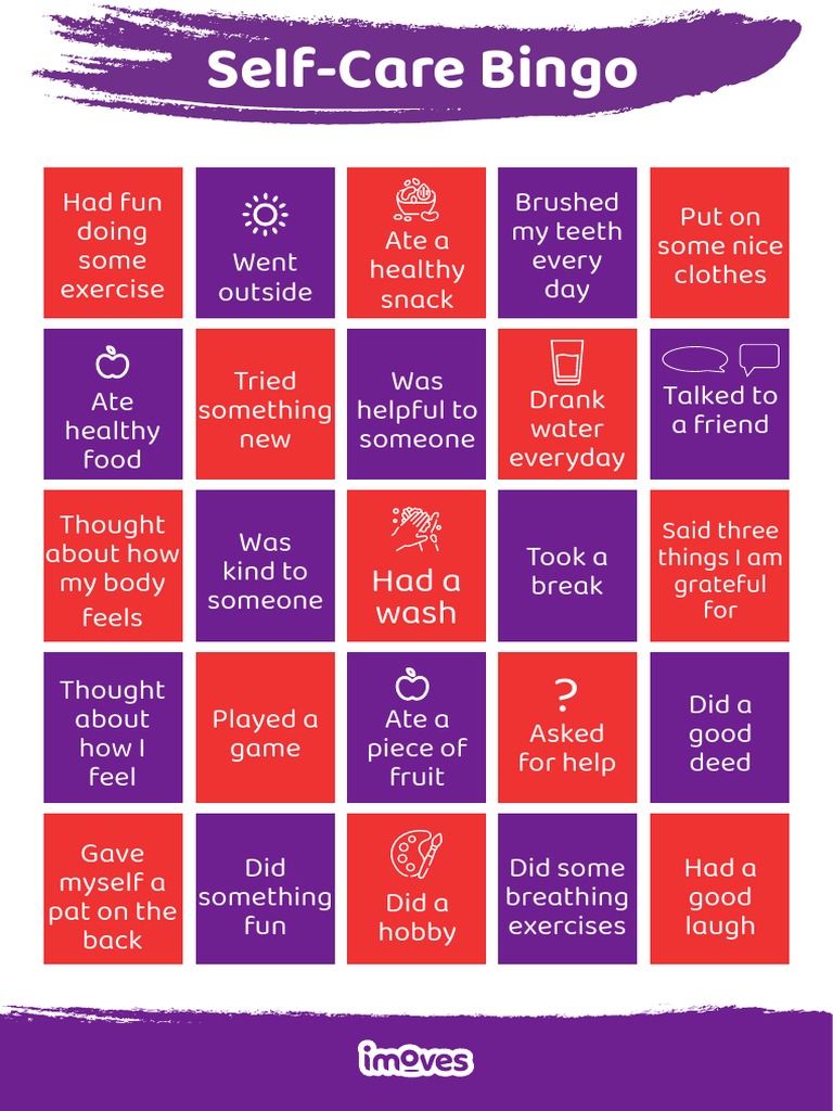 Self Care Bingo | PDF