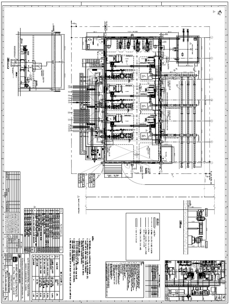 Cable Tray & Earthing Layout of Ash Slurry Pump House Rev 1 | PDF