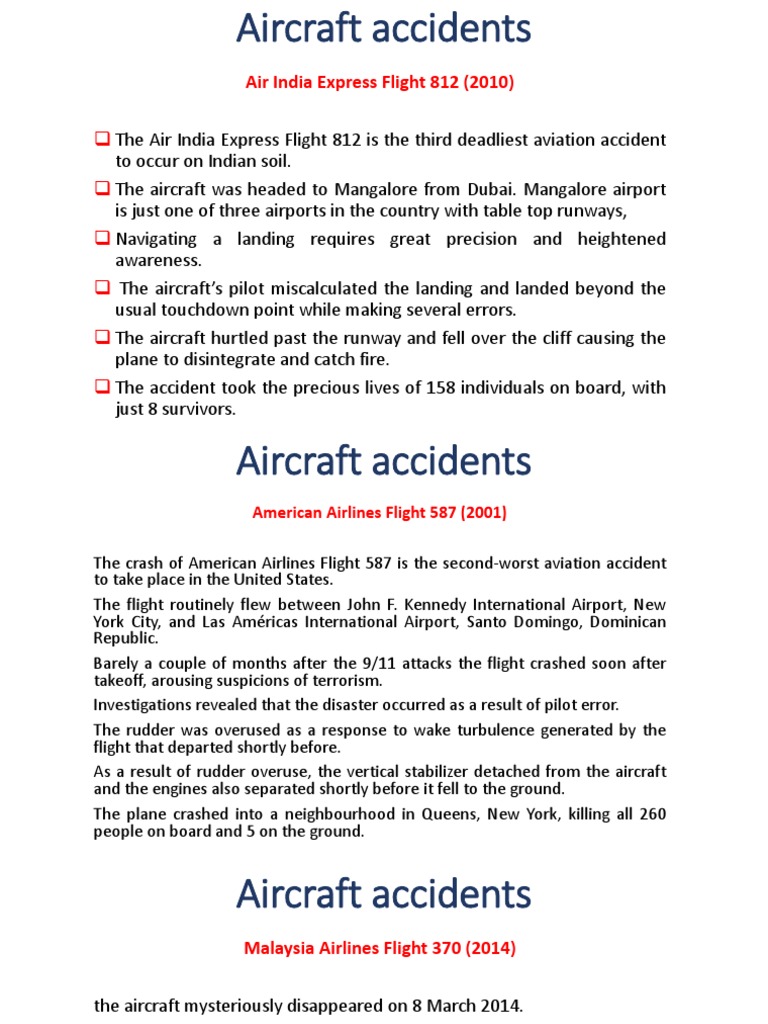 Air India Express Flight 812 (2010) | PDF | Aviation Accidents And ...