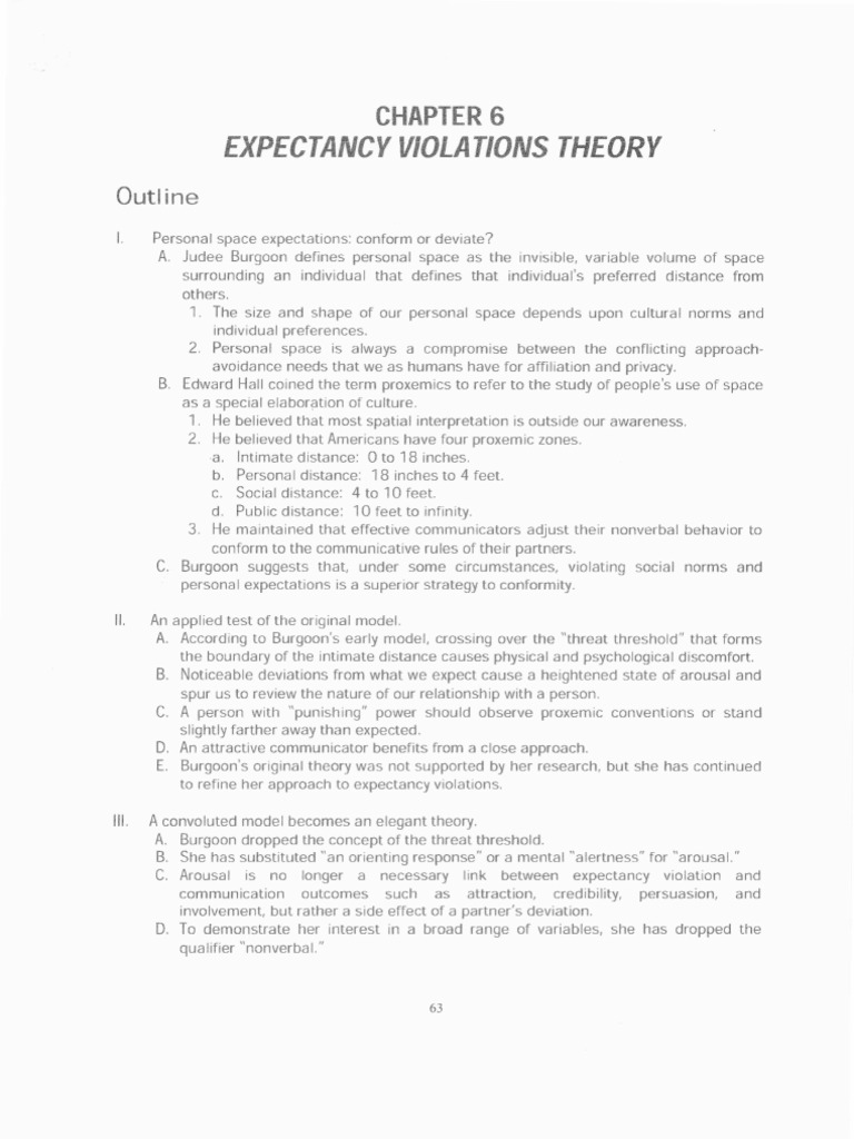 Expectancy Violations Theory Explained | PDF | Scientific Theories ...