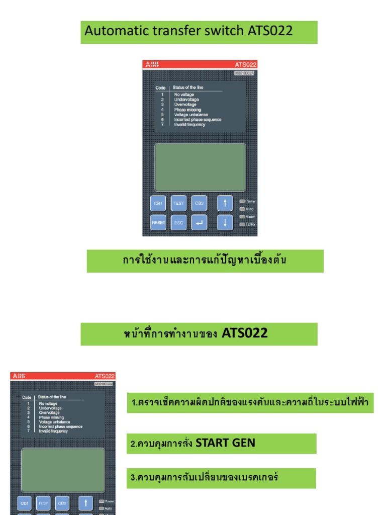 Manual ATS 022 | PDF