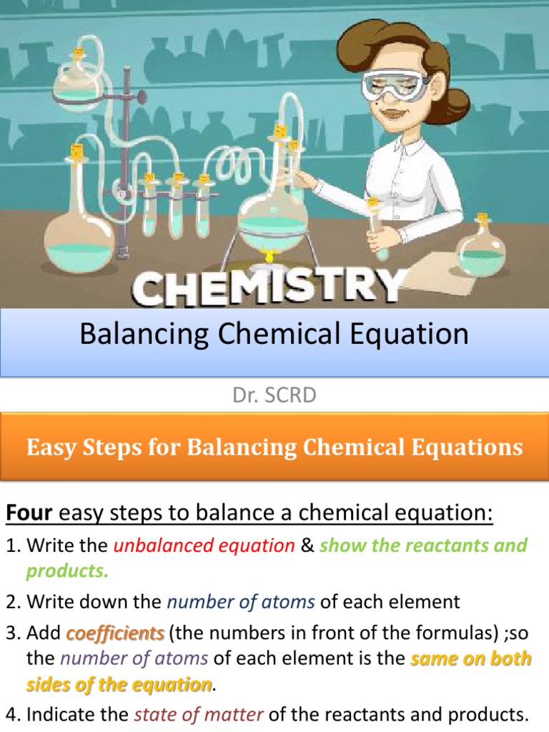 Balancing Chemical Equations | PDF | Change | Physical Chemistry