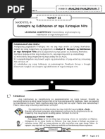 Curriculum Map FILIPINO 7 | PDF
