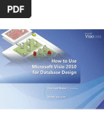 Creating Database Model Diagrams in Microsoft Visio | PDF | Data | Data ...