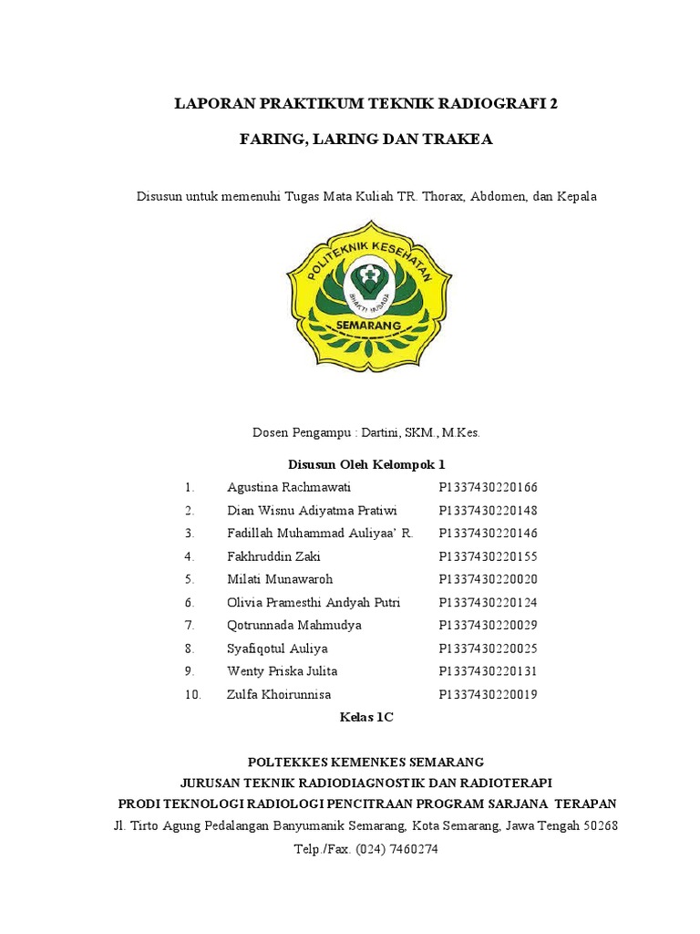 Laporan Praktikum Tr. Faring, Laring, Dan Trakea | PDF