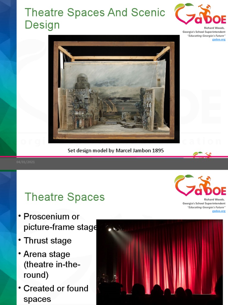 Theatre - Fundamentals I - Unit 5 - Scenic Design PowerPoint | PDF ...