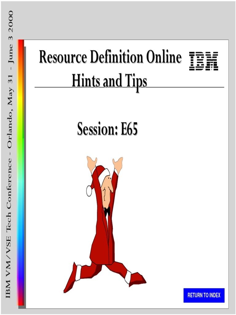 CICS VSE Technical Presentation | PDF | Computer Data | Computer Science
