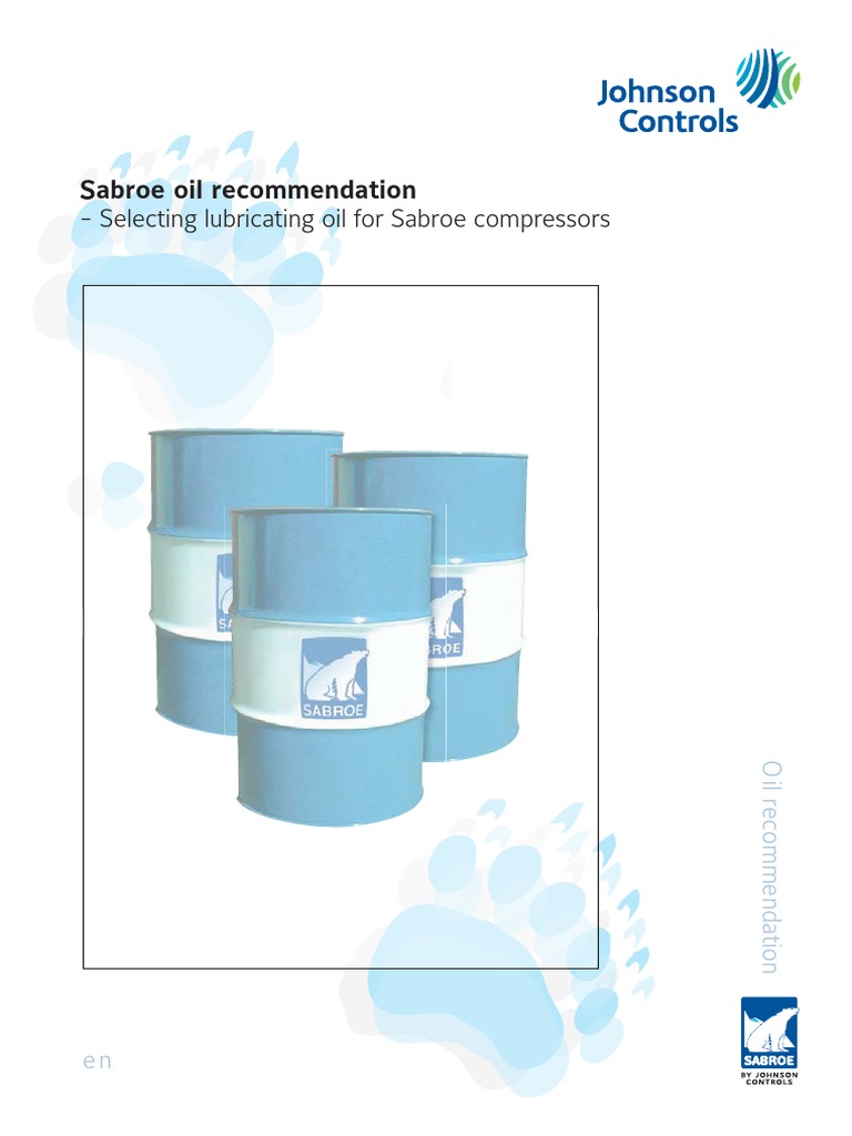 Sabroe-Oil-Recommendation en 2012-11 | PDF | Chemical Substances ...
