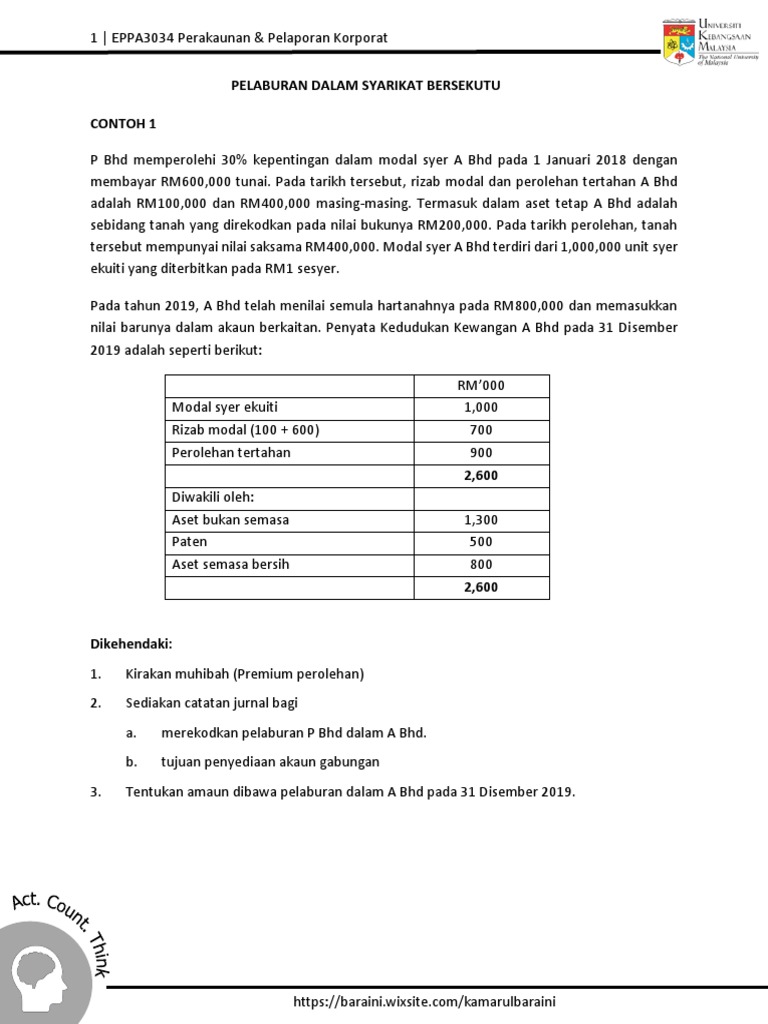 Pelaburan Dalam Syarikat Bersekutu | PDF Pelaburan Dalam Syarikat Bersekutu | PDF