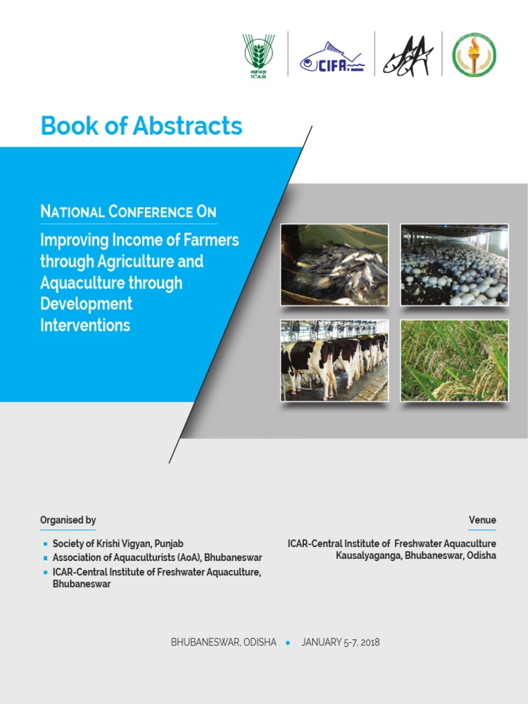 Book of Abstracts National Conference On | PDF | Cotton | Aquaculture