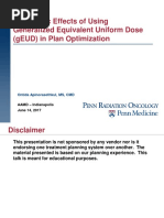 EQD2 Calculation in Radiotherapy | PDF | Absorbed Dose | Radiation Therapy
