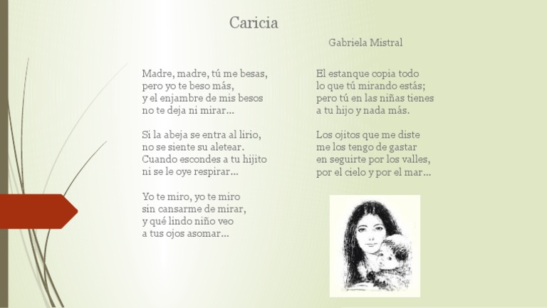Caricia - Gabriela Mistral | PDF