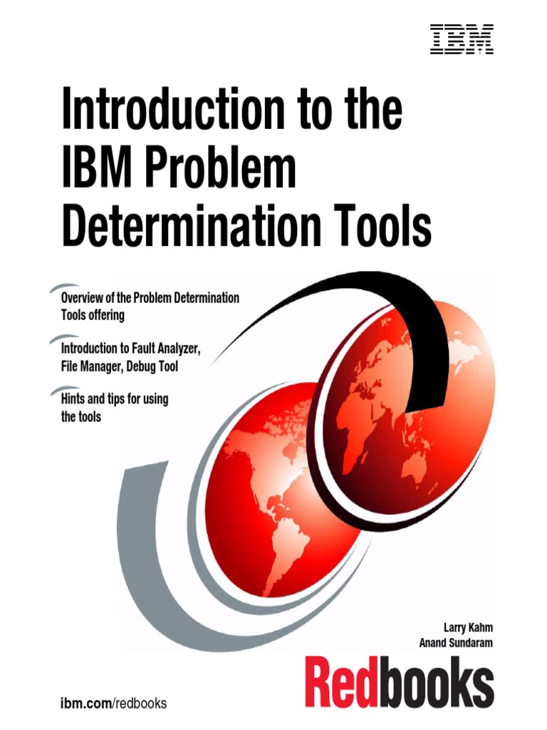 Intro To Ibm Problem Determination Tools Pdf Computer Program Programming