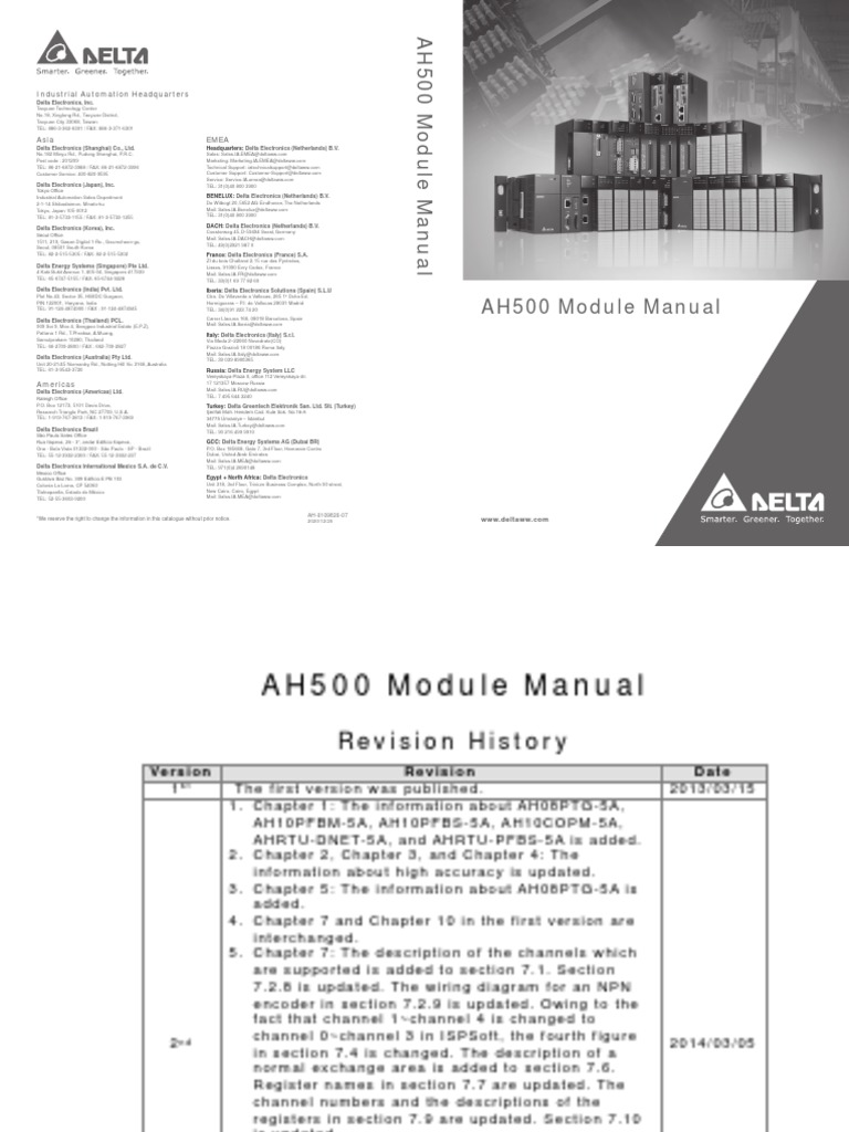 AH500 Module Manual Overview | PDF | Programmable Logic Controller ...