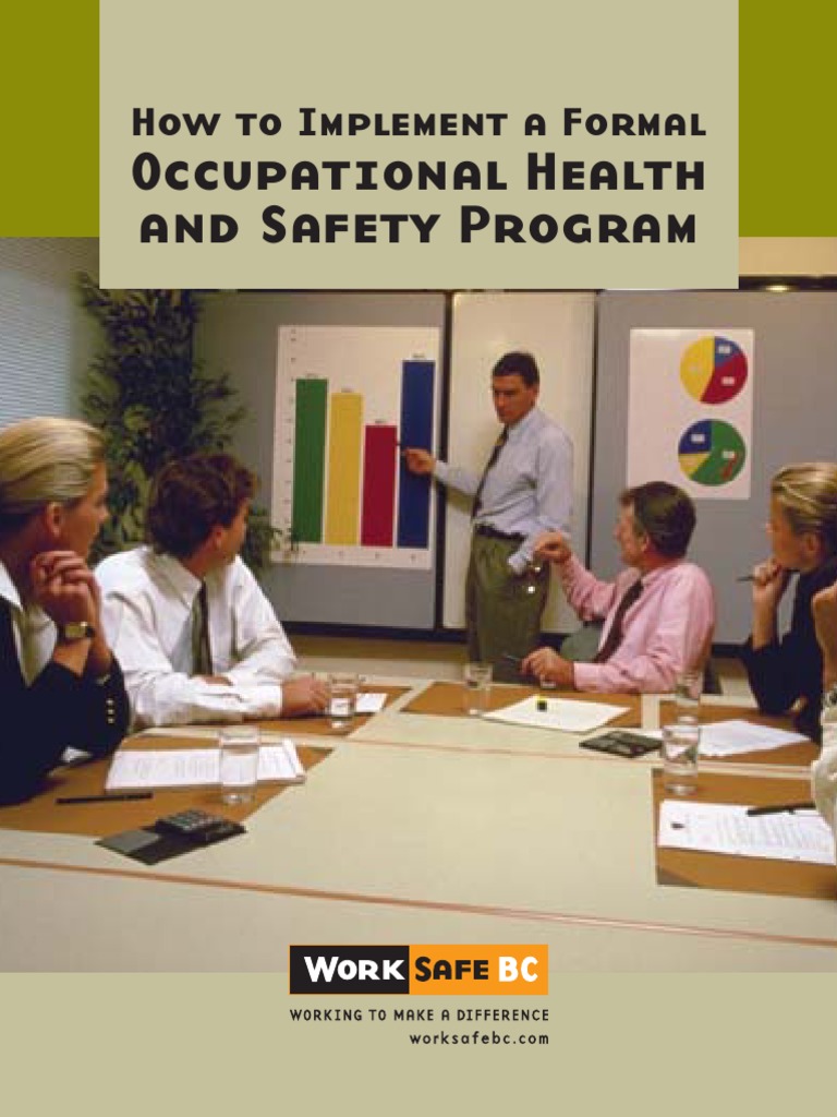 Occupational Health and Safety Program: How To Implement A Formal | PDF ...