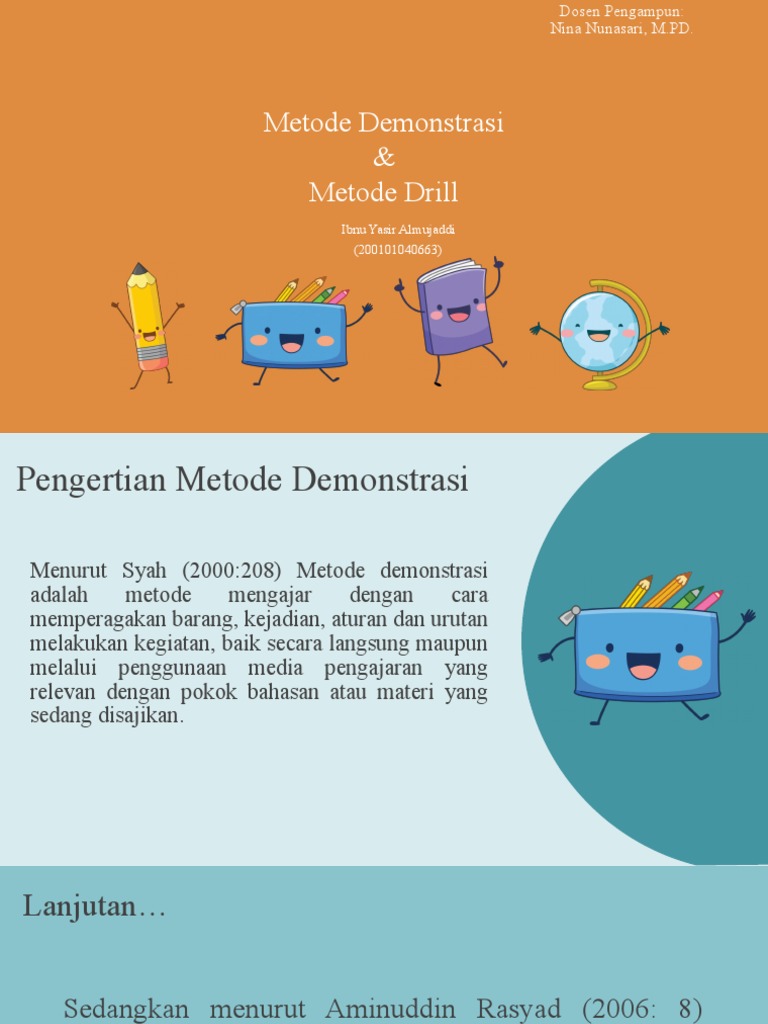 Metode Demonstrasi Dan Metode Drill | PDF