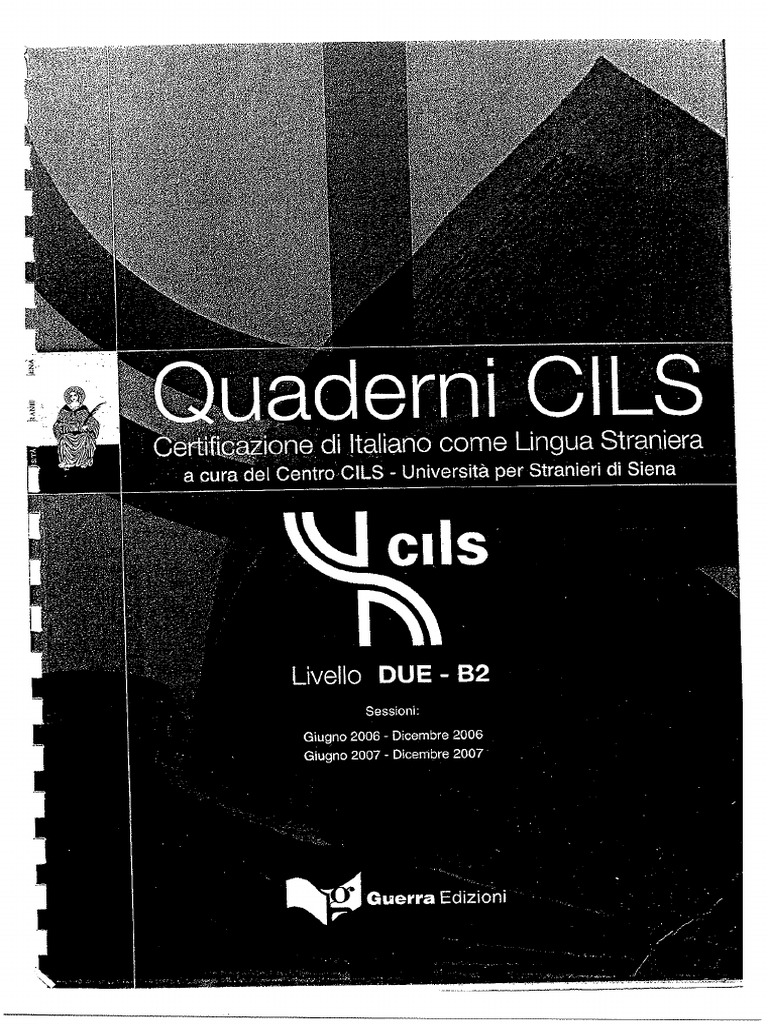 Quaderni CILS B2 Part 1 | PDF