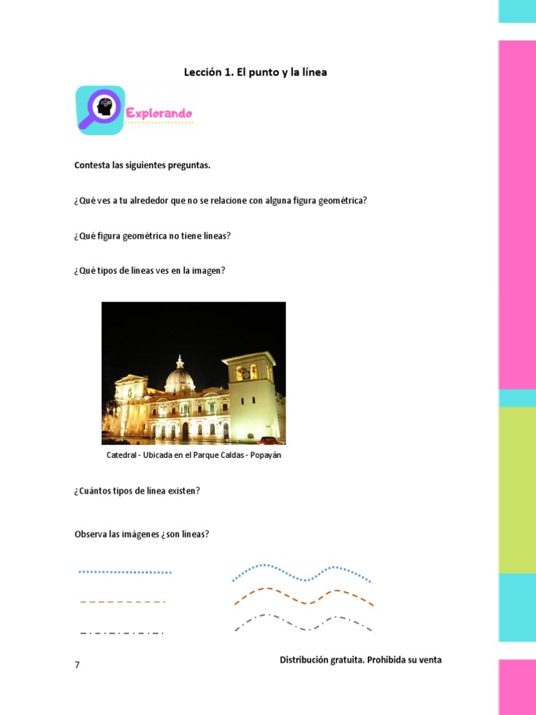 Leccion 1 Geometria | PDF | Línea (geometría) | Curva