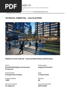 Design of Curtain Walls For Wind Loads - Details and Calculations | PDF ...