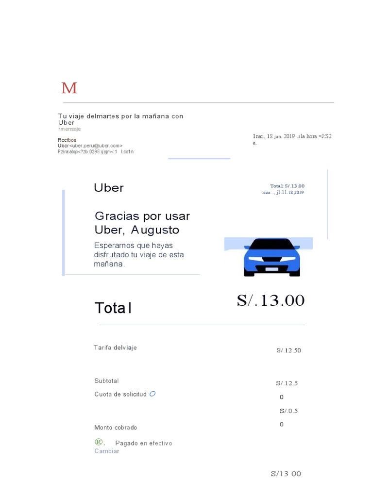 Uber Editable Movilidades | PDF