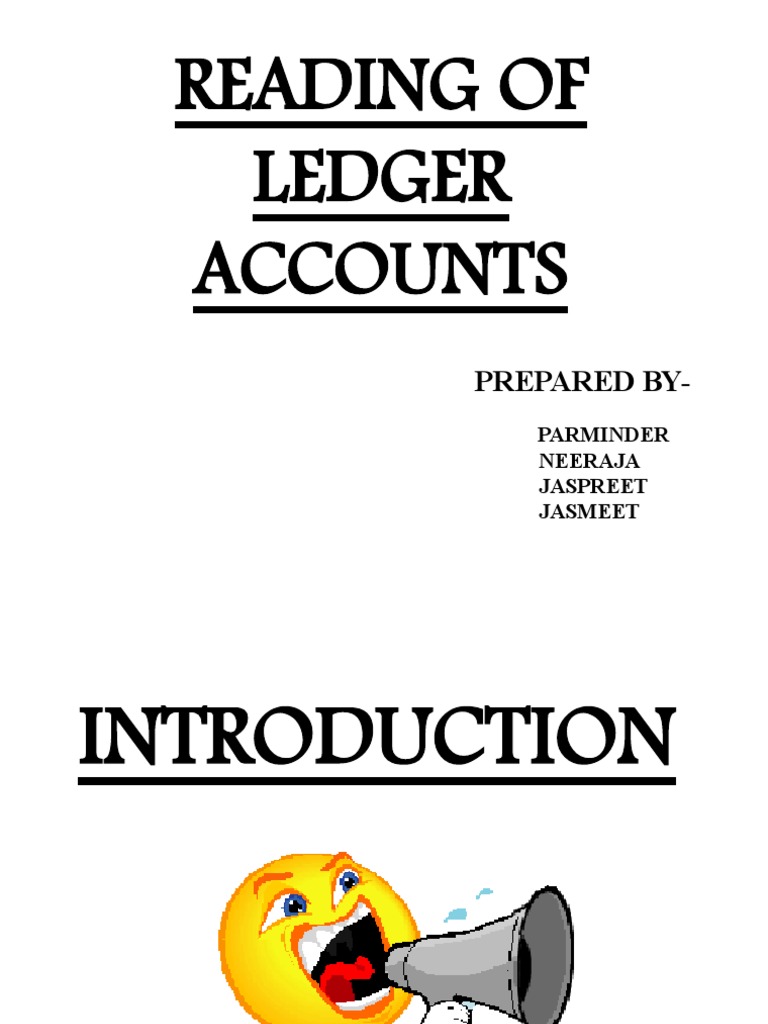Reading Ledger Accounts Guide | PDF | Expense | Ledger