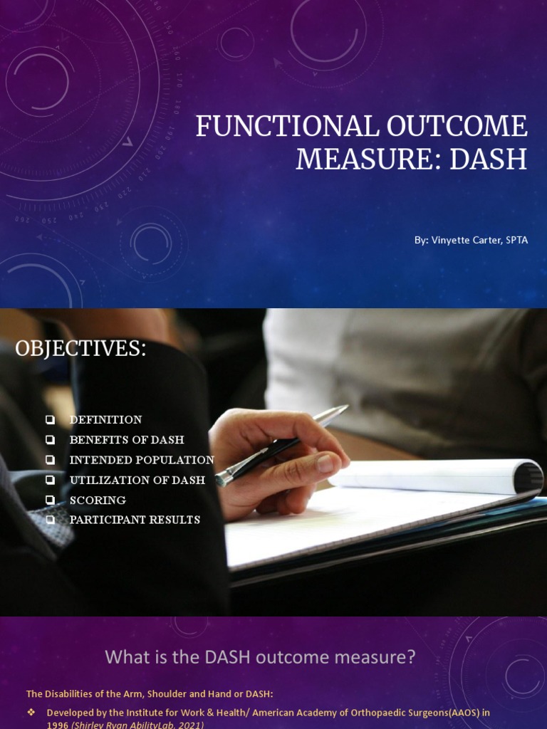 DASH Outcome Measure Overview | PDF | Disability | Orthopedic Surgery