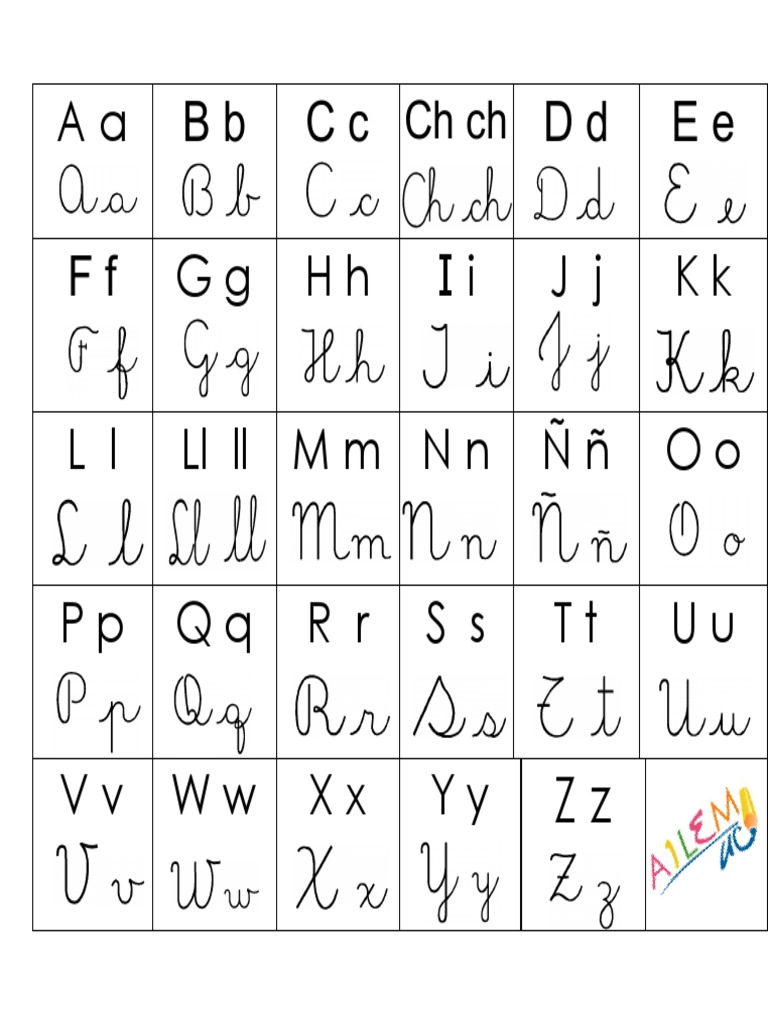 Abecedario Cuatro Letras PDF | PDF