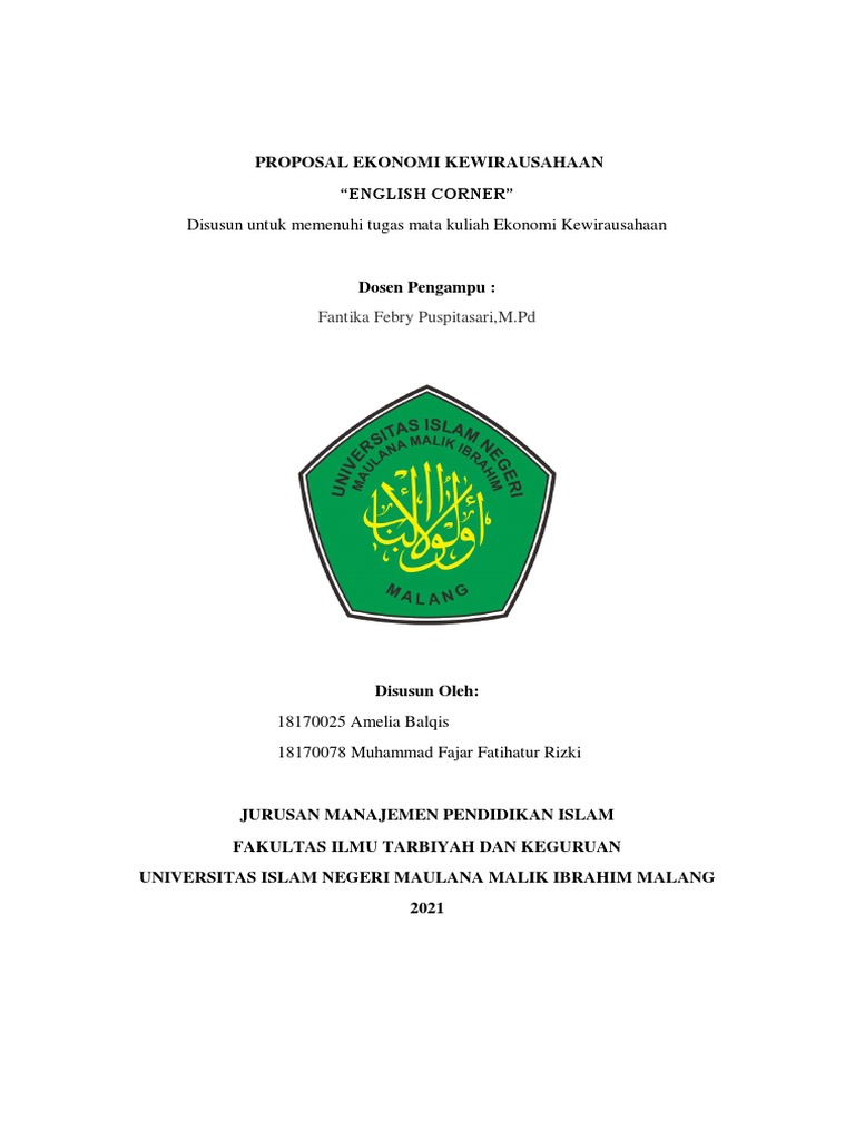 Contoh Perencanaan Usaha | PDF