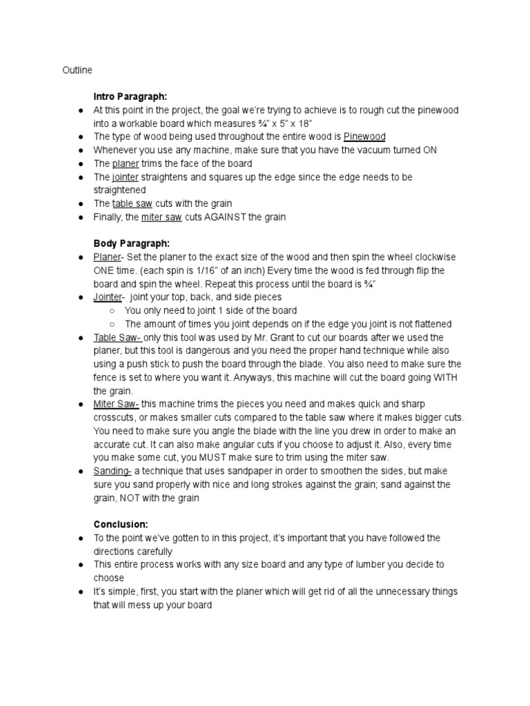Home Improvement Outline | PDF | Crafts | Tools