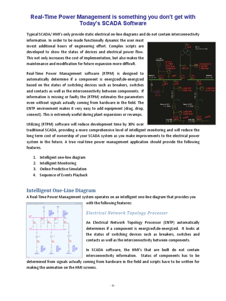 ETAP RT vs. Power SCADA | PDF | Scada | User Interface