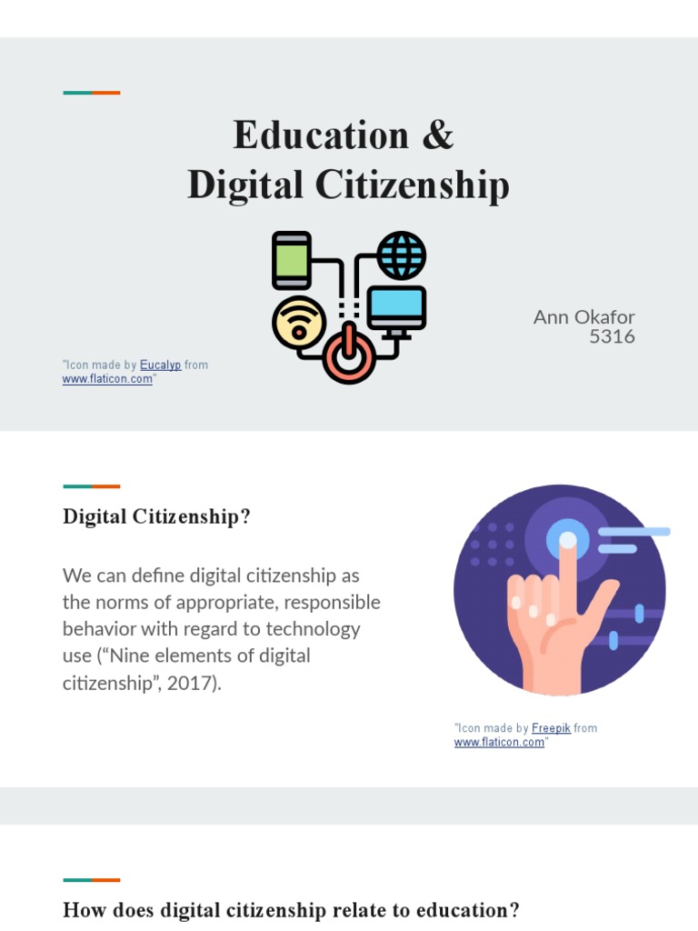 Understanding Digital Citizenship in Education | PDF | Social Media ...