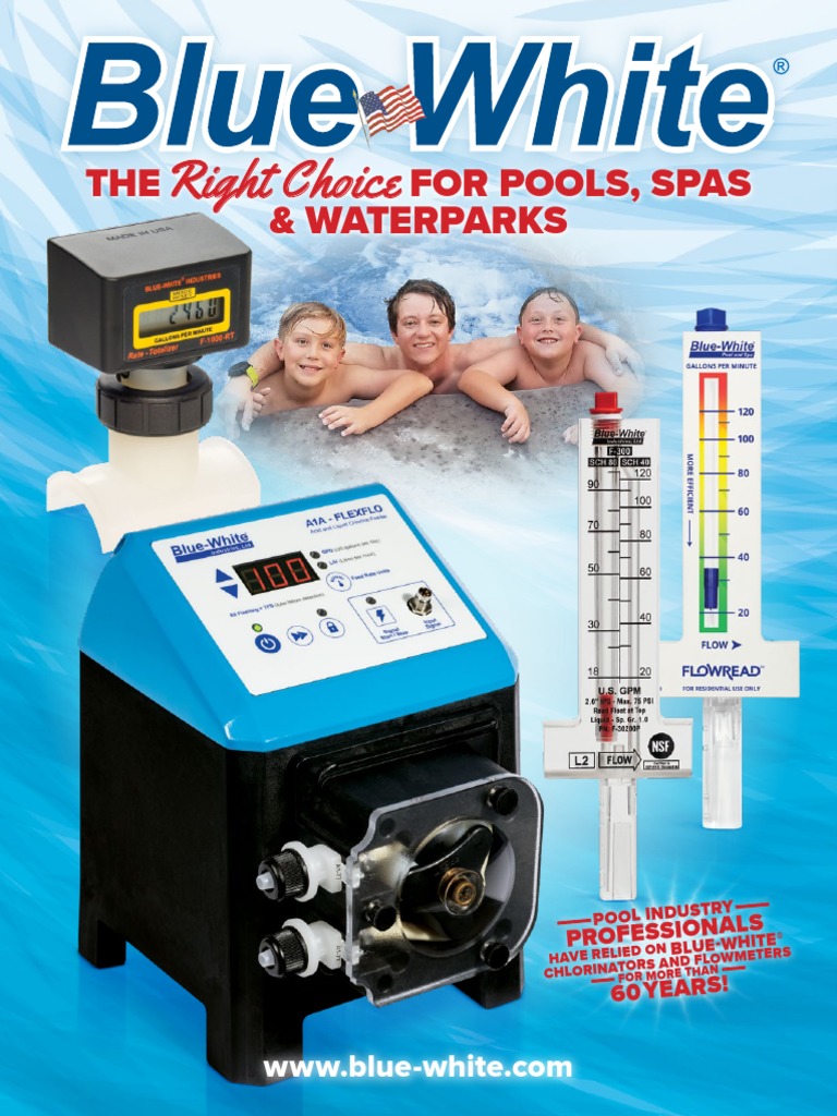 Blue-White Pool Brochure 2020b CA-1 | PDF | Flow Measurement | Pipe ...