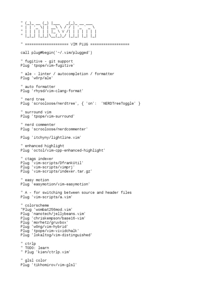 Init Vim | PDF | Text | Computer Science