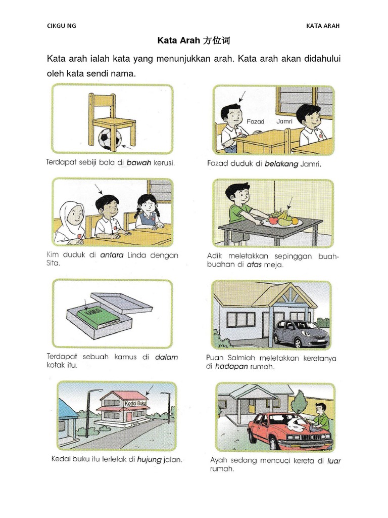 Latihan Kata Arah | PDF