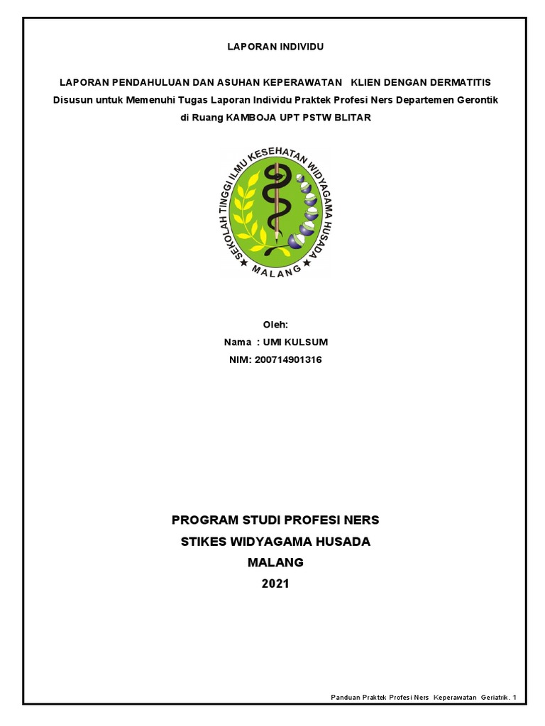ASKEP GERONTIK UMI KULSUM Dan SOP | PDF