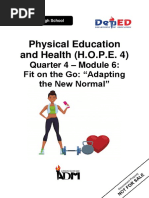 Physical Education and Health (H.O.P.E. 4) : Quarter 3 - Module 4 | PDF ...