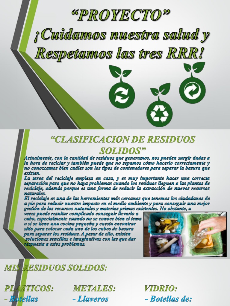Proyecto - Sobre Las Tres RRR | PDF