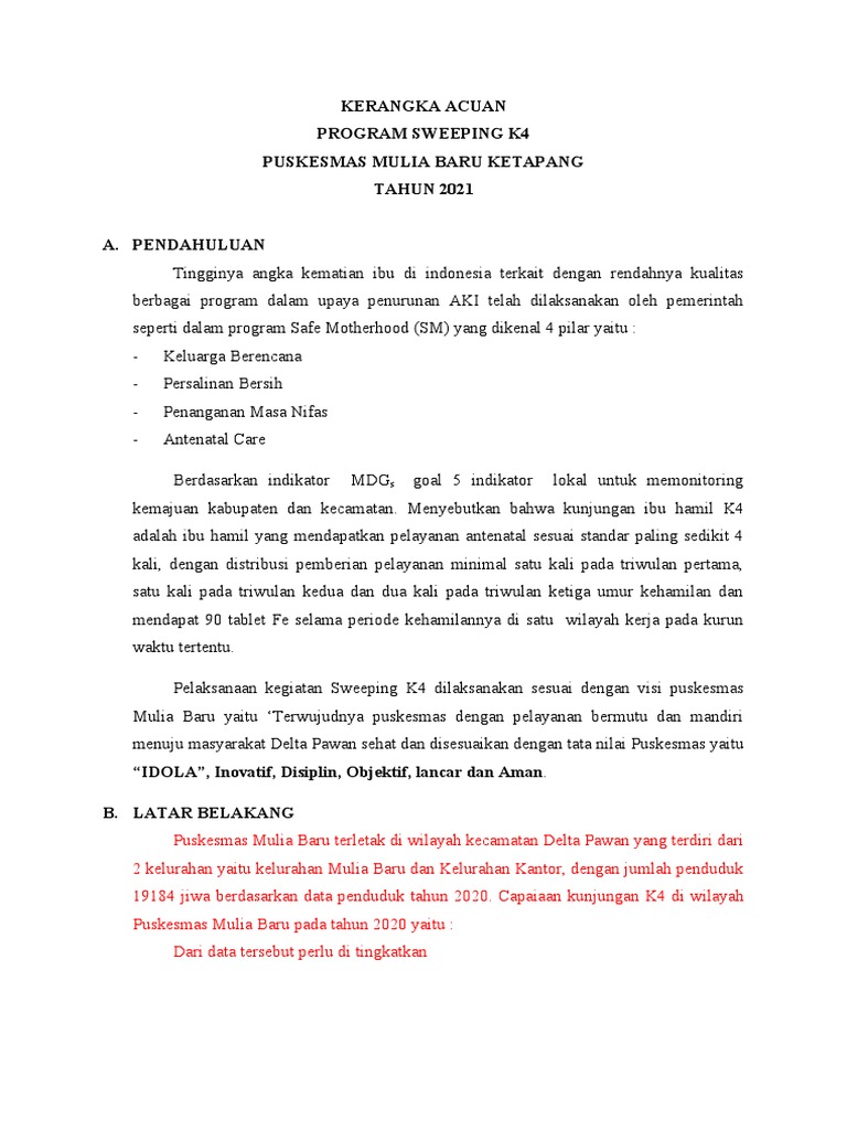 KAK Sweeping k4 2021 | PDF