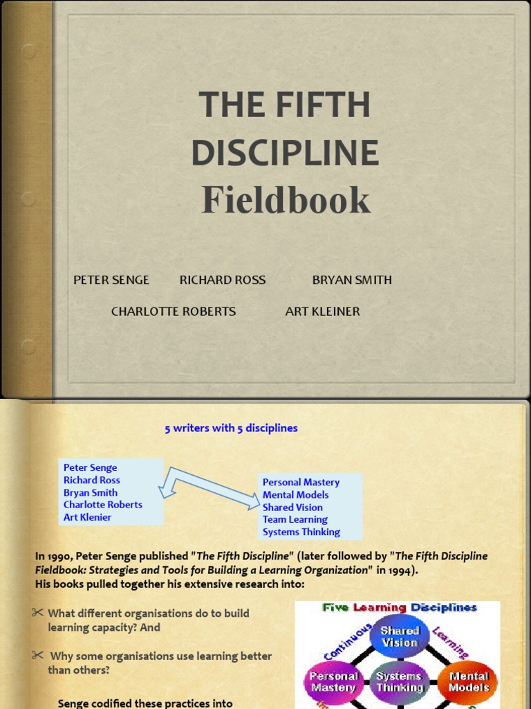 Senge's Five Disciplines Explained | PDF | System | Mind