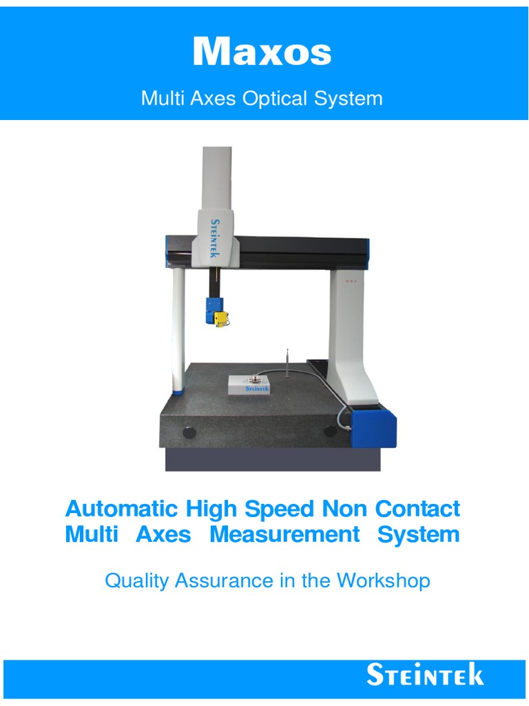 Maxos: Automatic High Speed Non Contact Multi Axes Measurement System ...