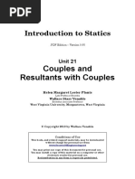 Statics Formula Sheet | PDF