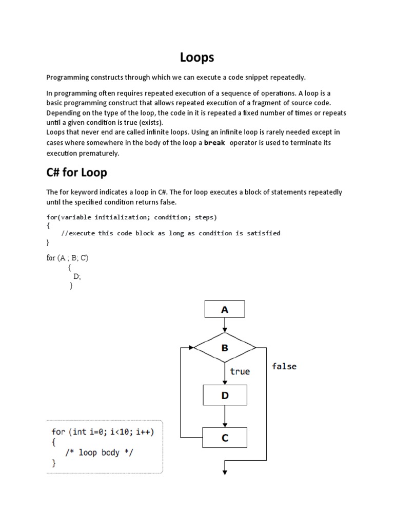 Loops Handouts | PDF | Control Flow | Software Engineering
