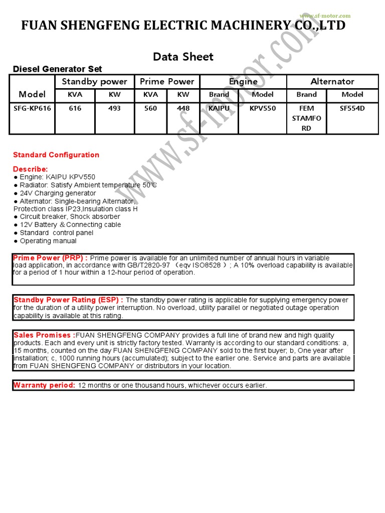 SFG KP616 | PDF | Machines | Vehicle Technology