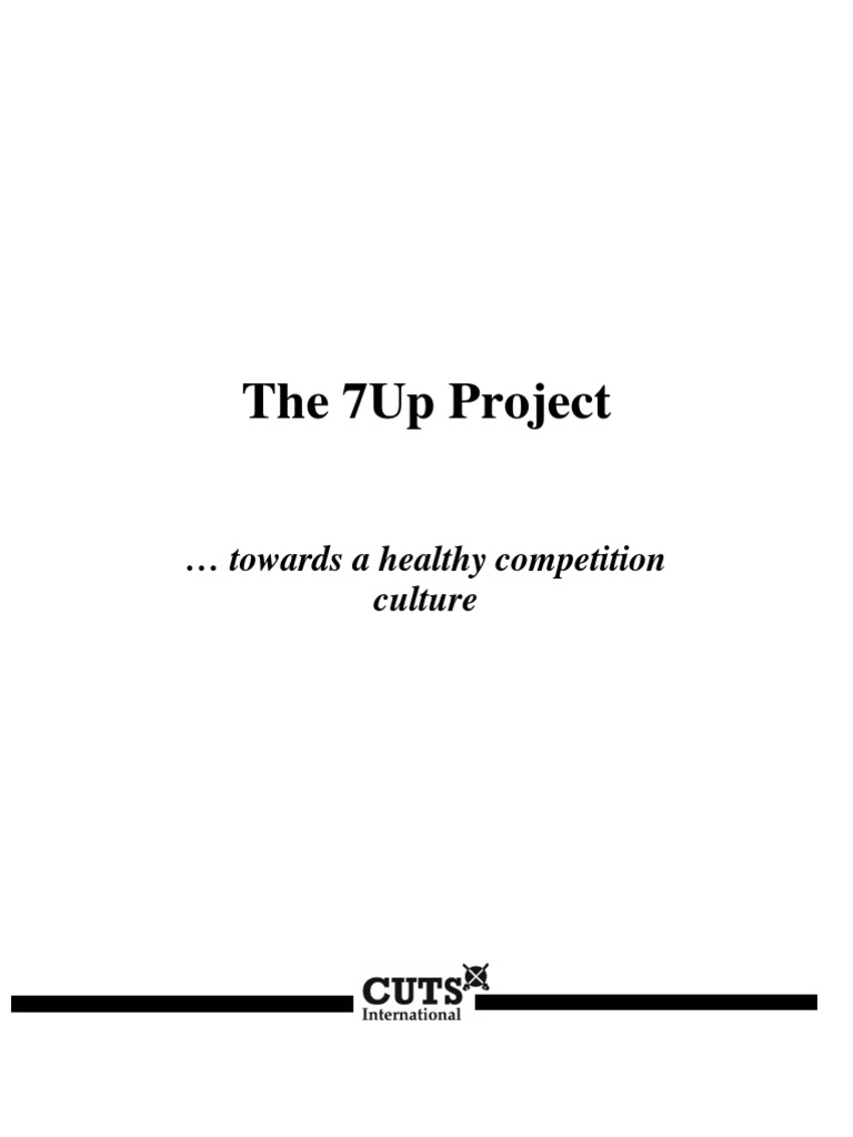 The 7up Project: Towards A Healthy Competition Culture | PDF ...